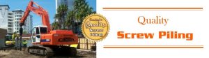 Screw Piling, Sheet Piling, Screw Piers and Screw Piles Specialist ...